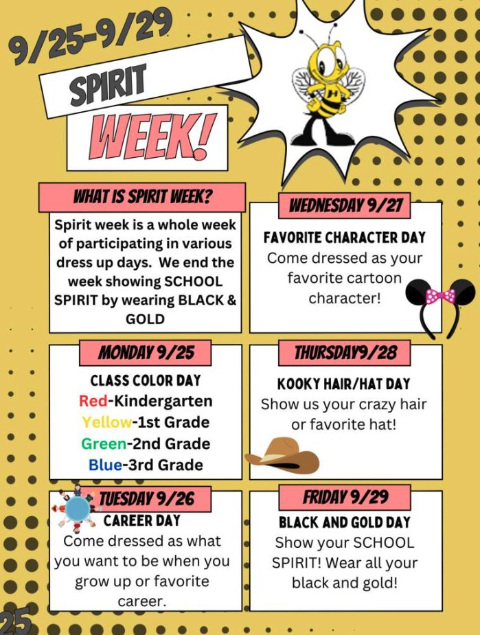 Click here for Homecoming Week Dress Up Days! | Crosby Elementary
